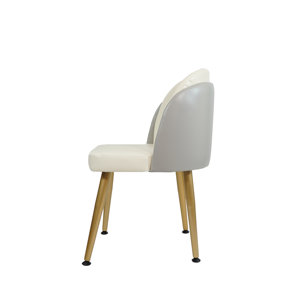 Vixie Modern Italian Leather Dining Room Chairs | Wayfair